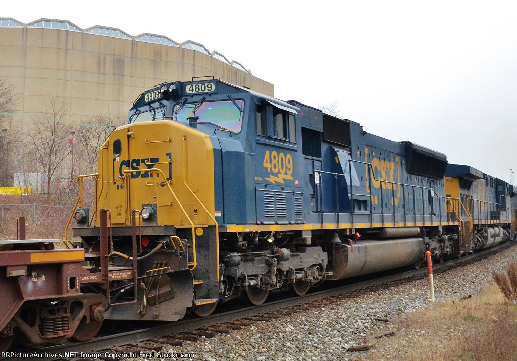 CSX 4809 was silent.